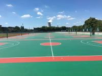 China Outdoor Seamless Basketball Court Flooring For Multi Purposed Surface Refresh Contracting for sale