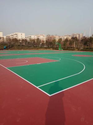 China Seamless Synthetic Basketball Flooring , Full System Modular Sports Flooring  for sale