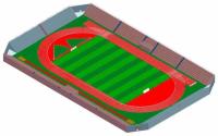 China Wet Pour Indoor Polyurethane Sports Flooring Jogging Track for sale