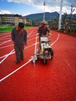 China Red Full System 13mm Athletic Synthetic Running Track for sale