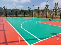 China Easy Instalaltion Sandwich System Polyurethane Resin Home Basketball Court for sale