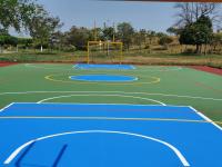 China 3mm PU Sports Flooring Polyurethane Self Leveling Coating for sale