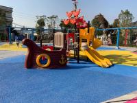 China MDI PU Binder For Flexible All In One Wet Pour Rubber Playground Flooring for sale
