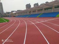 China IAAF Rubber Athletic Track Flooring For Walk Path Construction for sale