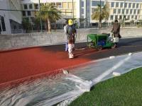 China Colorful 13mm Outdoor Rubber Flooring For Playgrounds Safety Surface for sale