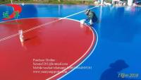 China 3mm PU Sports Flooring Polyurethane Self Leveling Coating for sale