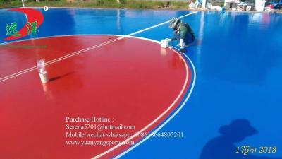 China 3mm PU Sports Flooring Polyurethane Self Leveling Coating for sale