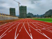 China IAAF Spike Resistance Athletic Running Track Surface Coating Materials for sale