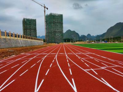 China IAAF Spike Resistance Athletic Running Track Surface Coating Materials for sale