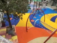 China EPDM Wet Pour Rubber Granules For Children Safety Playground Surface for sale