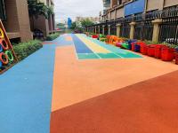 China 1mm Colored Rubber Granules For Kids Playground Flooring Surface Recreation for sale