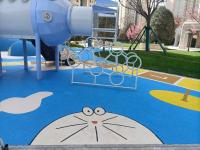 China EPDM Wet Pour Rubber Granules For Children Safety Playground Surface for sale