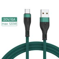 China USB4 Connector 66W USB-C Data Cable For Android 6A USB-C Cable Max 120W Fast Charging for sale
