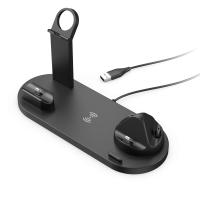 China Electric 10W 4 in 1 Desktop Charger for Mobile Earphone Wireless Charging Portable Base for sale