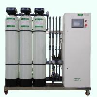 China Double Stage RO EDI Water Treatment Plant 10-18.2MΩ.CM Resistivity 500L-1500L Capacity for Microelectronics Medical for sale