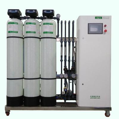China Double Stage RO EDI Water Treatment Plant 10-18.2MΩ.CM Resistivity 500L-1500L Capacity for Microelectronics Medical for sale