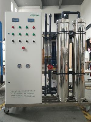China Efficient Single Pass Reverse Osmosis System 5.0KW Power Rating 2000 LPH Flow Rate for sale