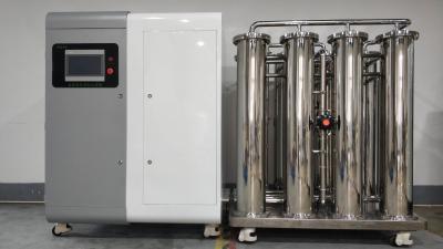 China Double Pass Reverse Osmosis System 300 LPH Centrifugal Pump Stainless Steel Membrane Housing for sale