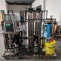 China 500LPH RO + EDI Hemodialysis Water Treatment System with 99% Desalination Rate and 5μm Filtration for sale