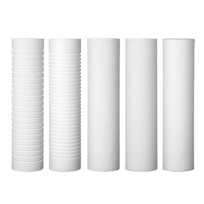 China PP Melt Blown Filter Cartridge 10 inch 5 Micron for Water Purifier RO System for sale