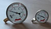 China 50mm 1000 Bar Stainless Steel Liquid Filled Pressure Gauge for RO System Accessories for sale