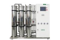 China Double Stage Reverse Osmosis Water Filtration System 1500LPH Capacity with 99% Desalting Rate for sale