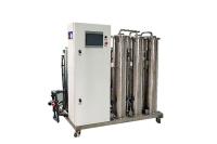China Stainless Steel Double Pass RO Water Filtration System 1000LPH for Hospital Hemodialysis for sale