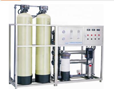 China 1500LPH Double Stage RO Water Treatment System 165x70x168cm Industrial Plant for sale