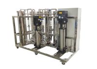 China 1500LPH Stainless Steel Double Stage RO Water Purification System for Ultra Pure Water for sale