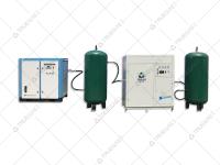 China Nitrogen genertor 10Nm3/h,purity 99.9% with SUS 304 polish tank for food packing machine for sale