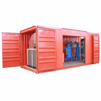 China PSA Mobile    Nitrogen Generator Nitrogen Gas Making Machine move by truck for sale
