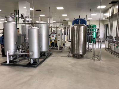 China 50HZ / 60HZ Hydrogenation Deoxidization Nitrogen Purification System 0.6Mpa Inlet Pressure for sale