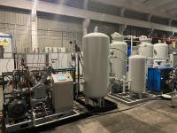 China TYO45-93% Skid Mounted PSA Oxygen Generator pressure 150 bar with bus bar filling system for sale