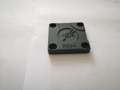 China Pickling Surface Powder Coating End Cap Aluminum Die Casting Parts for sale