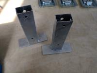 China Q235 Hot Galvanized Bracket Welding Stamping Parts for sale