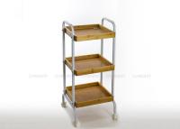 China 15KG H70cm Kitchen Storage Trolley With Removable Trays for sale
