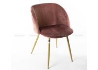 China BSCI Rose Red 80cm High Leisure Lounge Chairs for sale