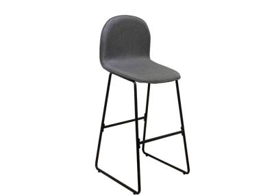 China BSCI  Grey Breakfast Bar Stools With 60KG Capacity for sale