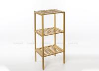 China 80cm Height 30cm Width Multi Tier Shelf Made Of Bamboo for sale