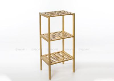 China 80cm Height 30cm Width Multi Tier Shelf Made Of Bamboo for sale