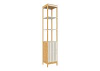 China Bamboo Bathroom Storage Shelf With 15KG Capacity for sale