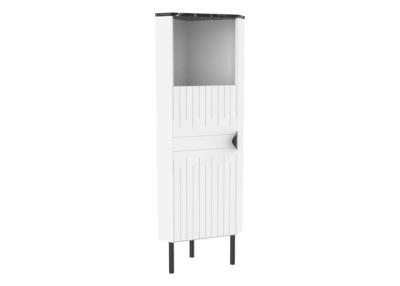 China 118cm High 30cm Wide MDF Bathroom Storage Shelf For Shampoos for sale