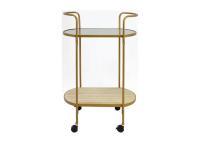 China MDF 20kg 66cm High Kitchen Storage Trolley for sale