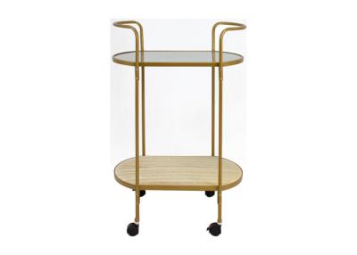 China MDF 20kg 66cm High Kitchen Storage Trolley for sale
