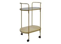 China MDF 20kg 66cm High Kitchen Storage Trolley for sale
