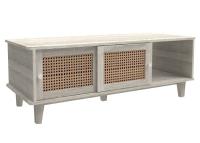 China Wood Grain 43cm Height 120cm Width MDF Storage Cabinet for sale