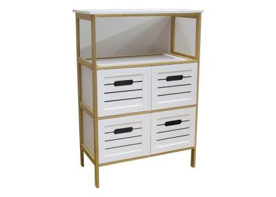 China Bamboo And MDF Home Storage Cabinets for sale
