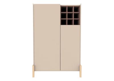 China Beige MDF Storage Cabinet for sale