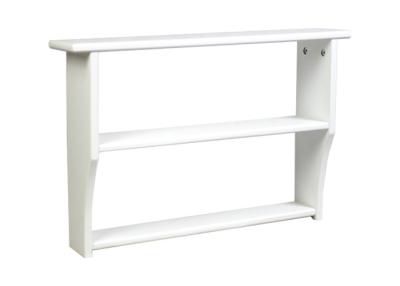 China MDF 15KG Multi Tier MDF White Shelf For Living Room for sale