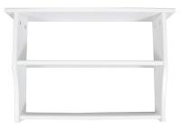 China MDF 15KG Multi Tier MDF White Shelf For Living Room for sale